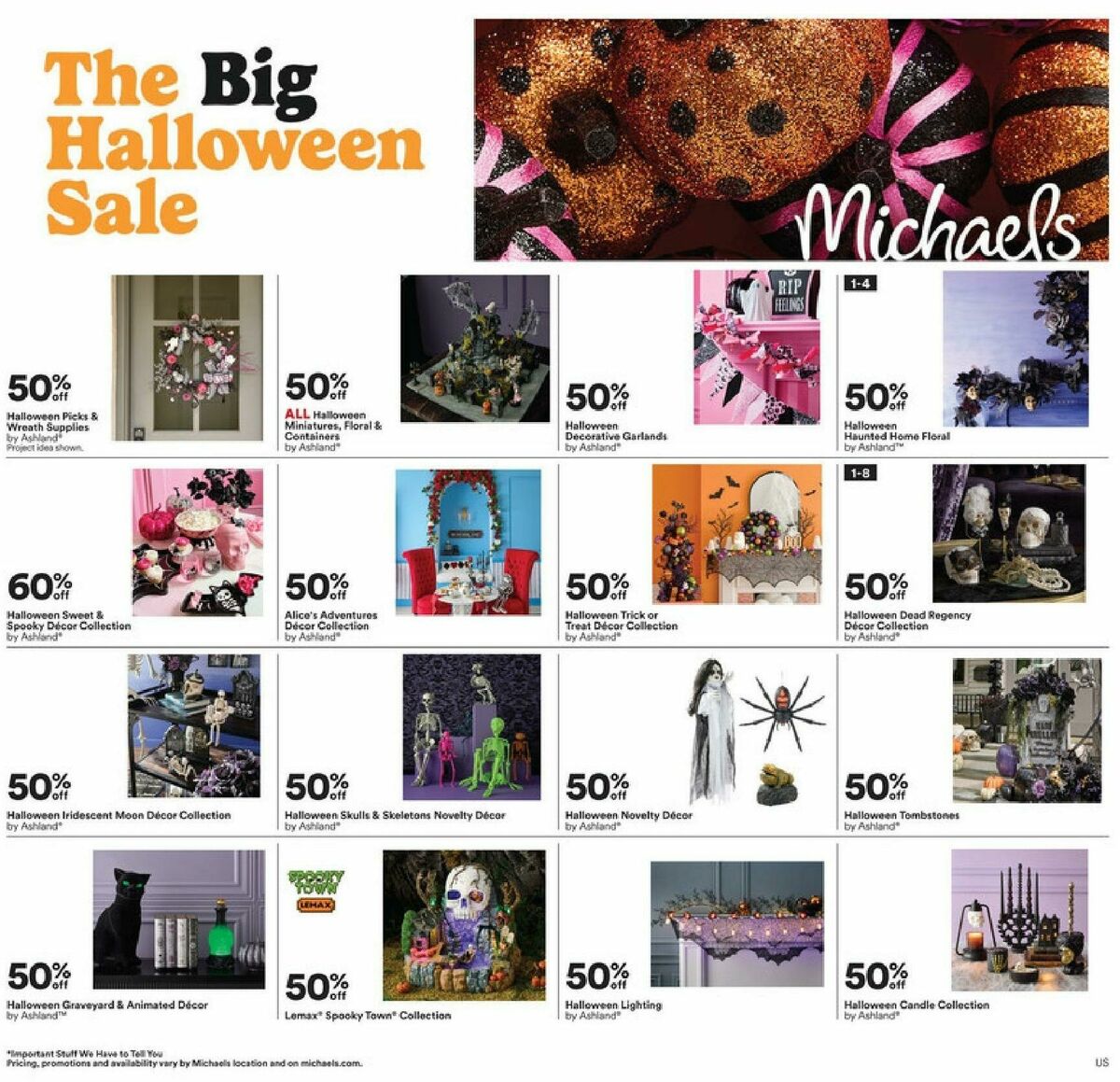 Michaels Ad This Week from October 12