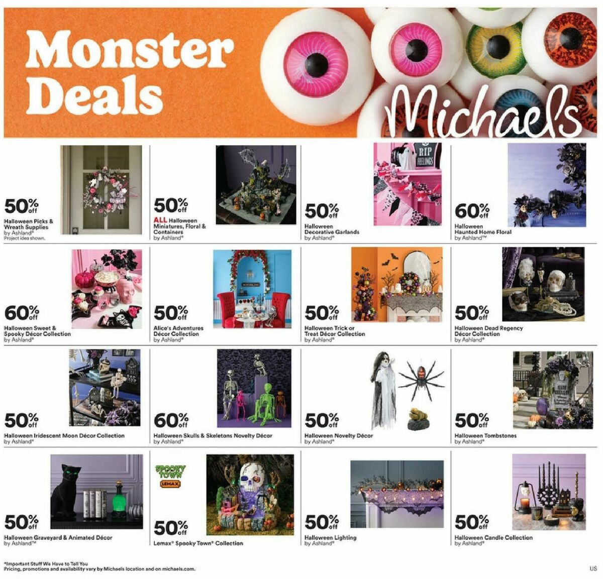 Michaels Ad This Week from October 19