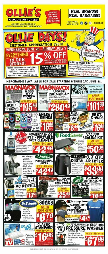 Ollie's Bargain Outlet Outlet Weekly Ad