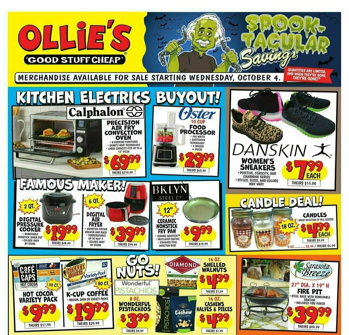 Ollie's Bargain Outlet Outlet Weekly Ad from October 4