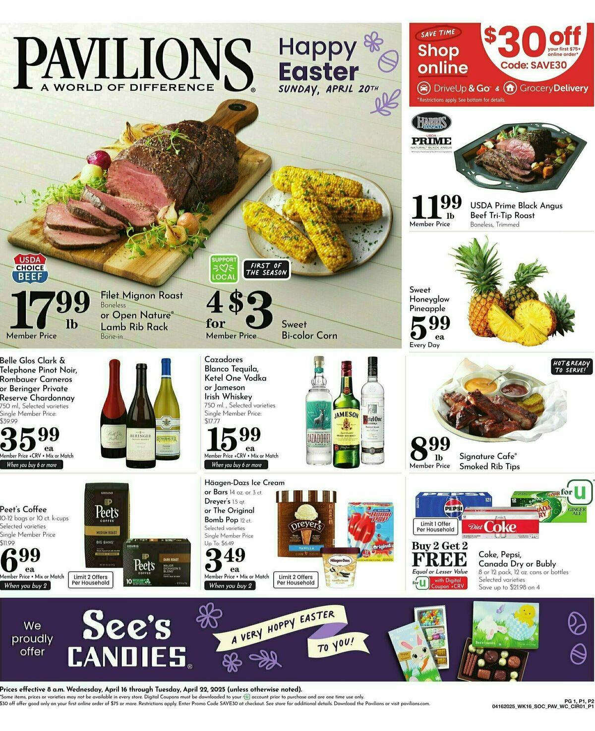 Pavilions from April 16