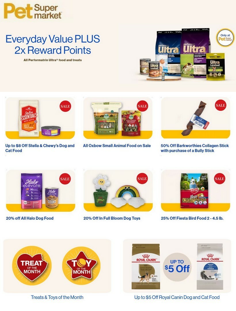 Pet Supermarket Local Ad & Deals from March 1