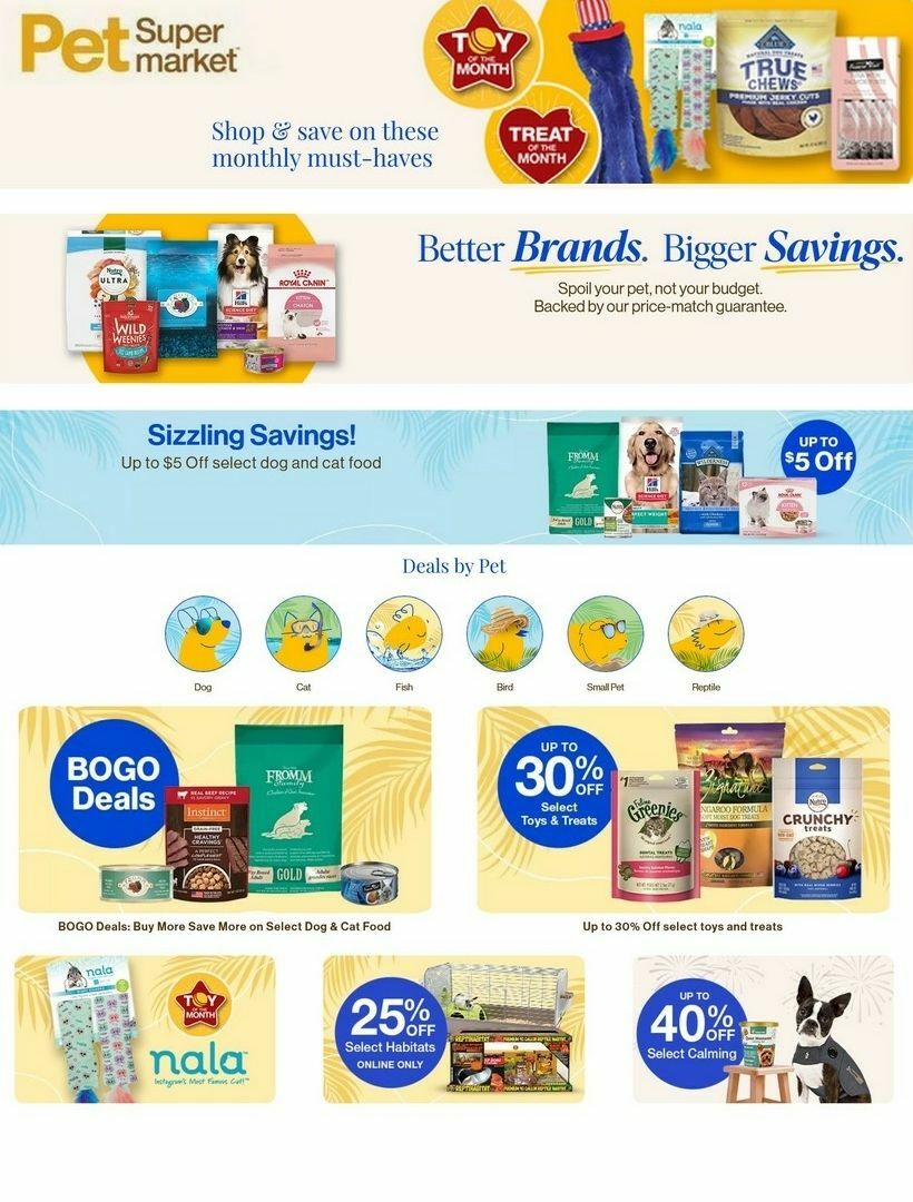 Pet Supermarket Local Ad & Deals from July 2