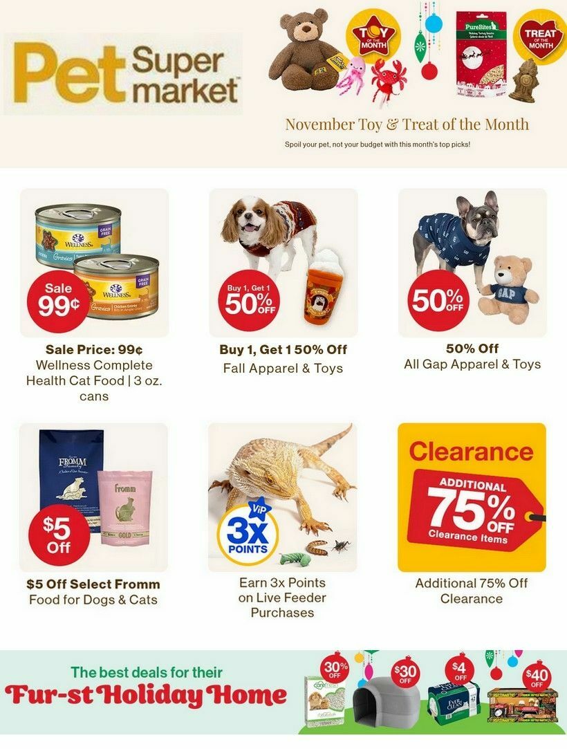 Pet Supermarket Local Ad & Deals from November 2