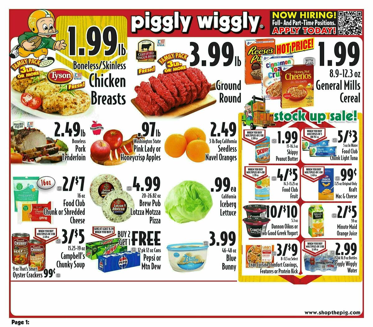 Piggly Wiggly from January 3