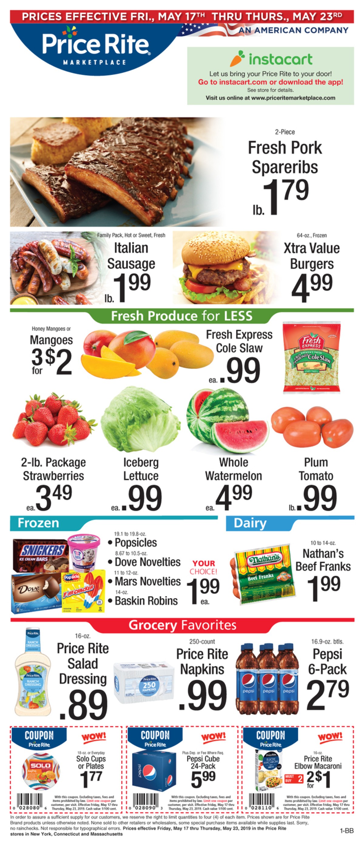 Price Rite Weekly Ad & Specials from May 17