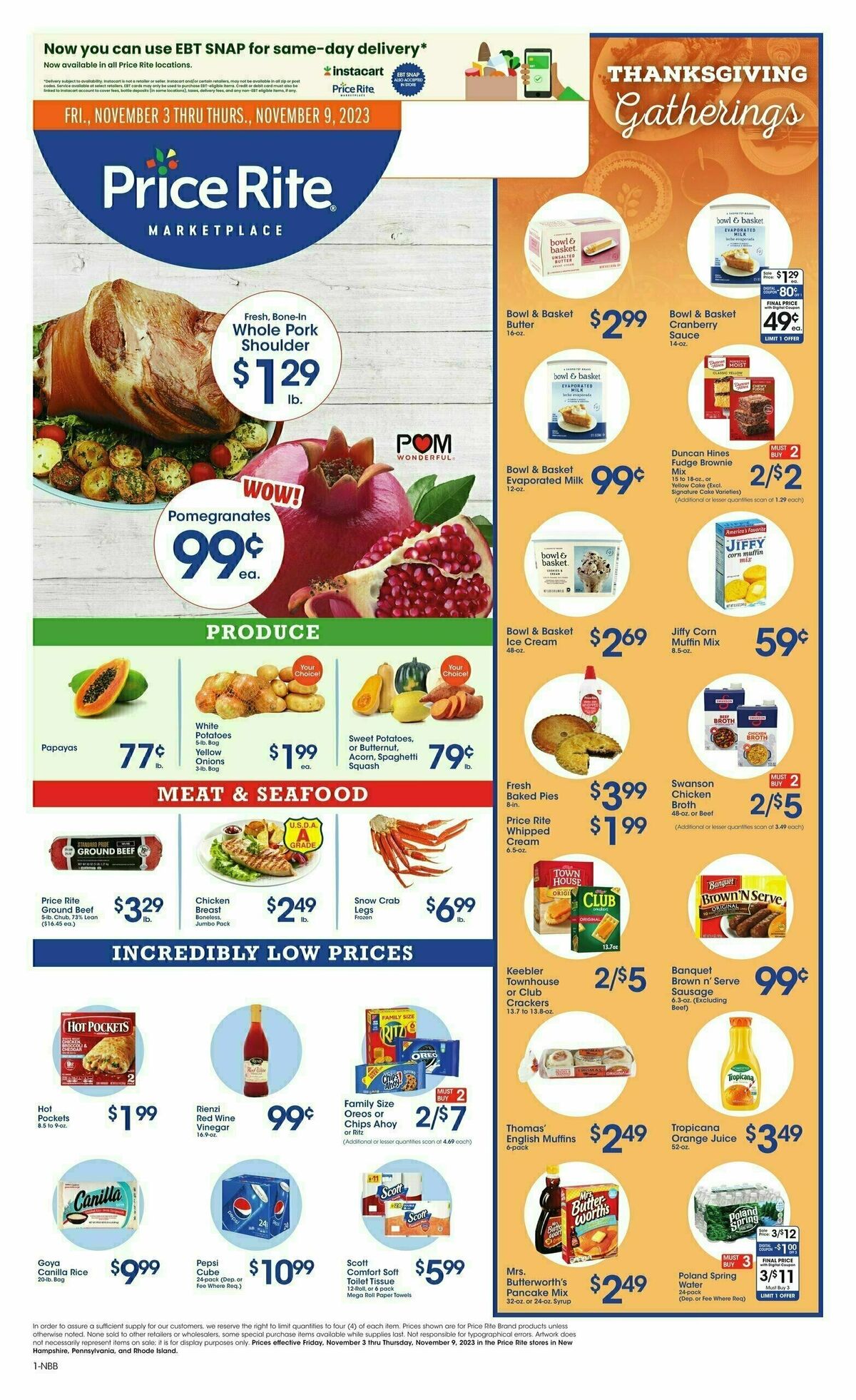 Price Rite Weekly Ad & Specials from November 3