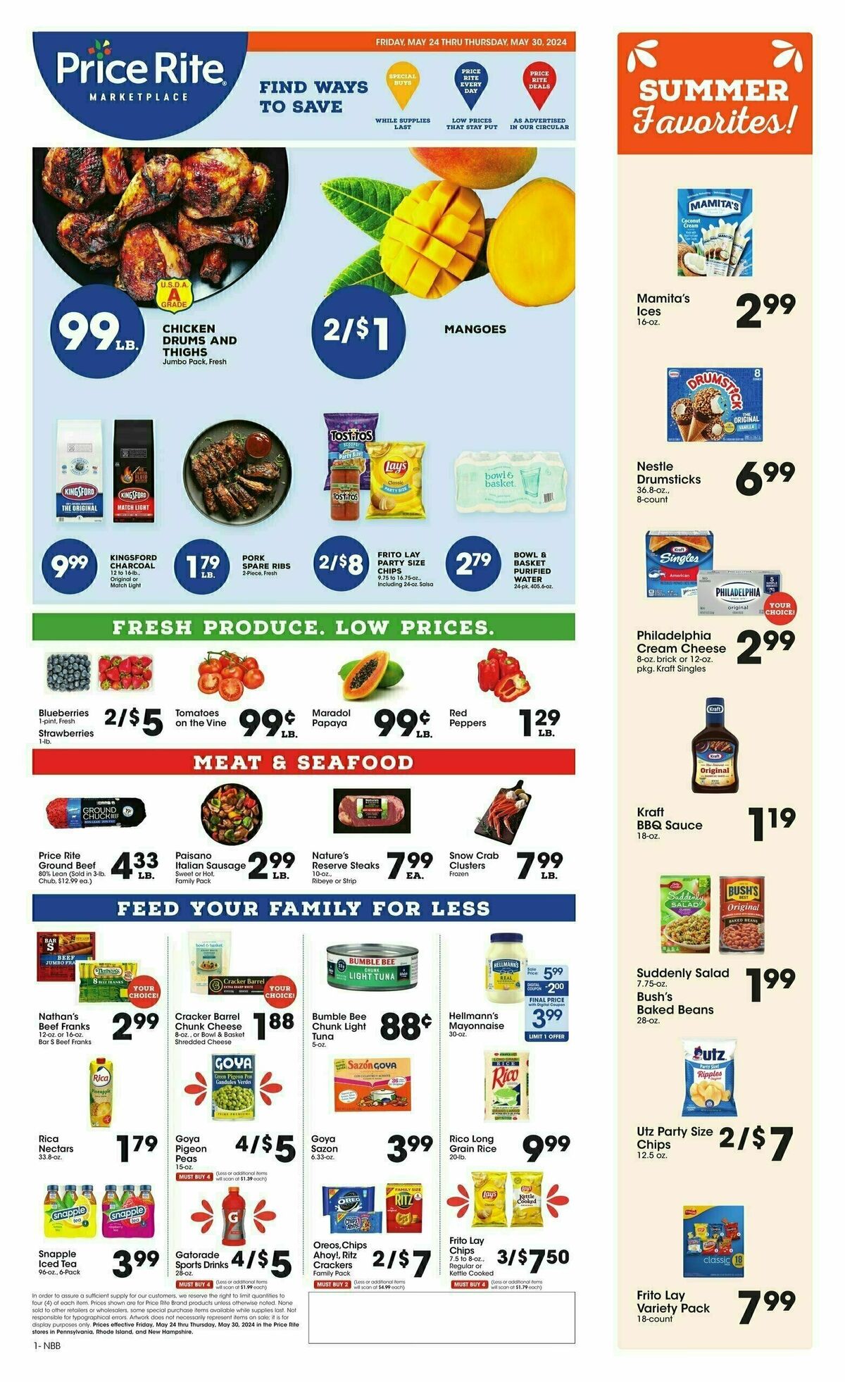 Price Rite Weekly Ad & Specials from May 24