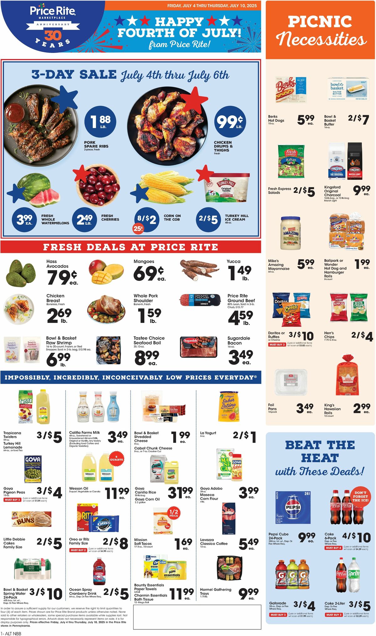Price Rite Weekly Ad & Specials from July 4