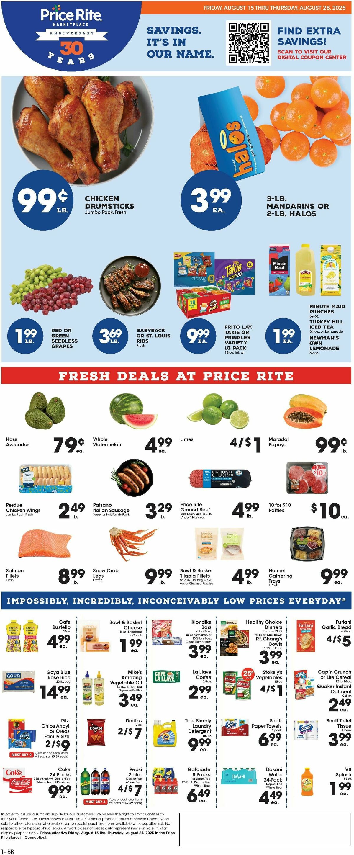 Price Rite Weekly Ad & Specials from August 15