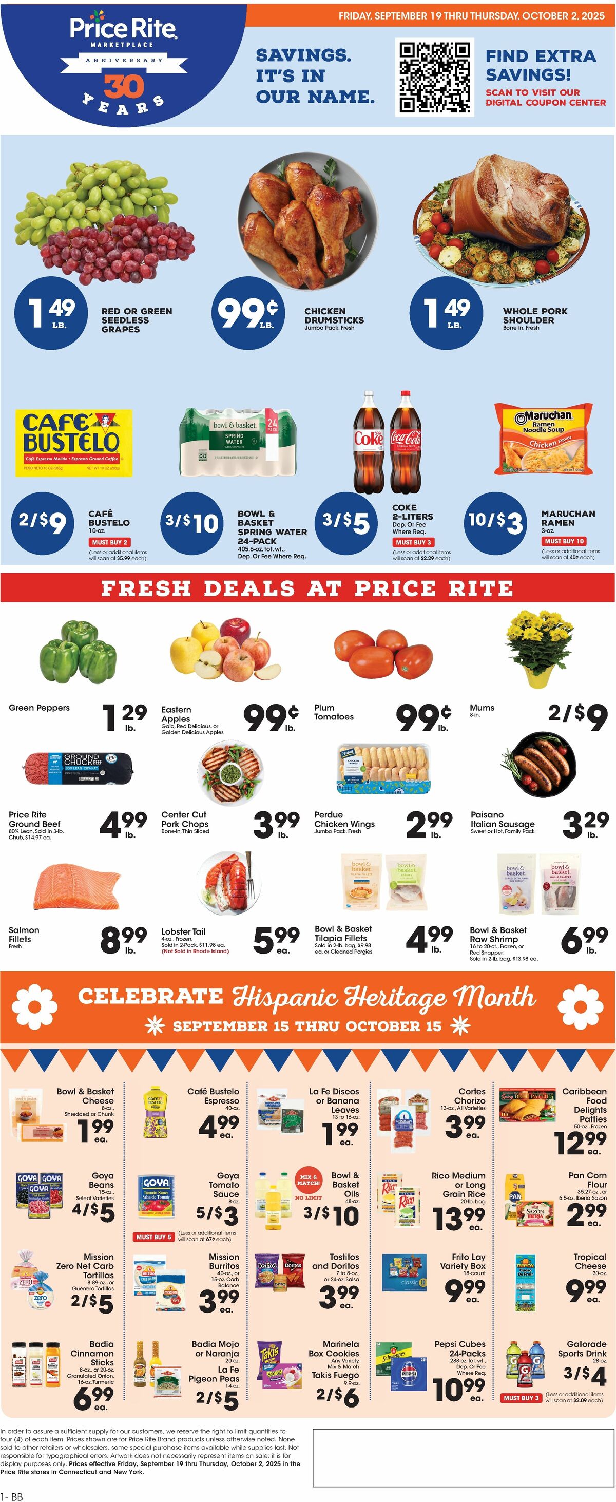 Price Rite Weekly Ad & Specials from September 19