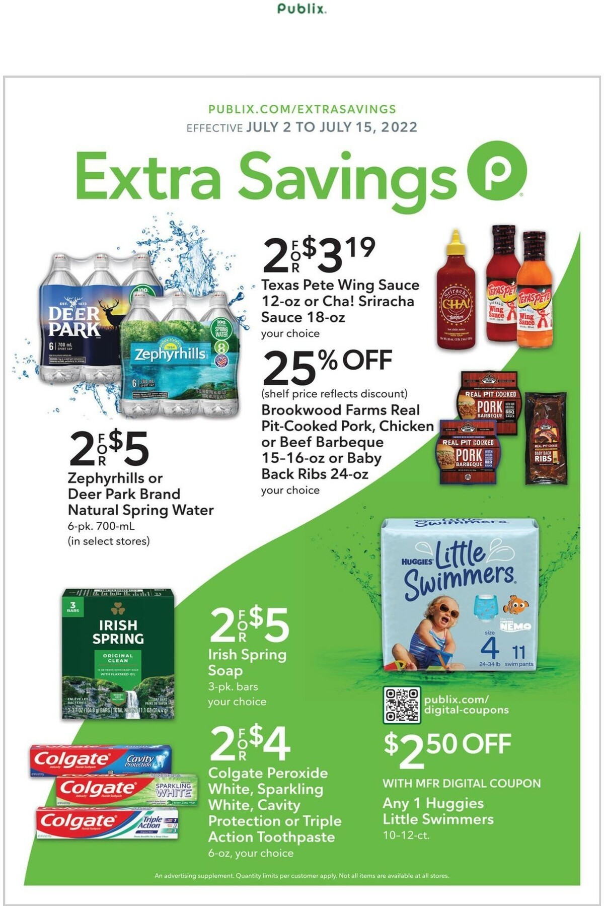Publix Extra Savings Weekly Ad from July 2