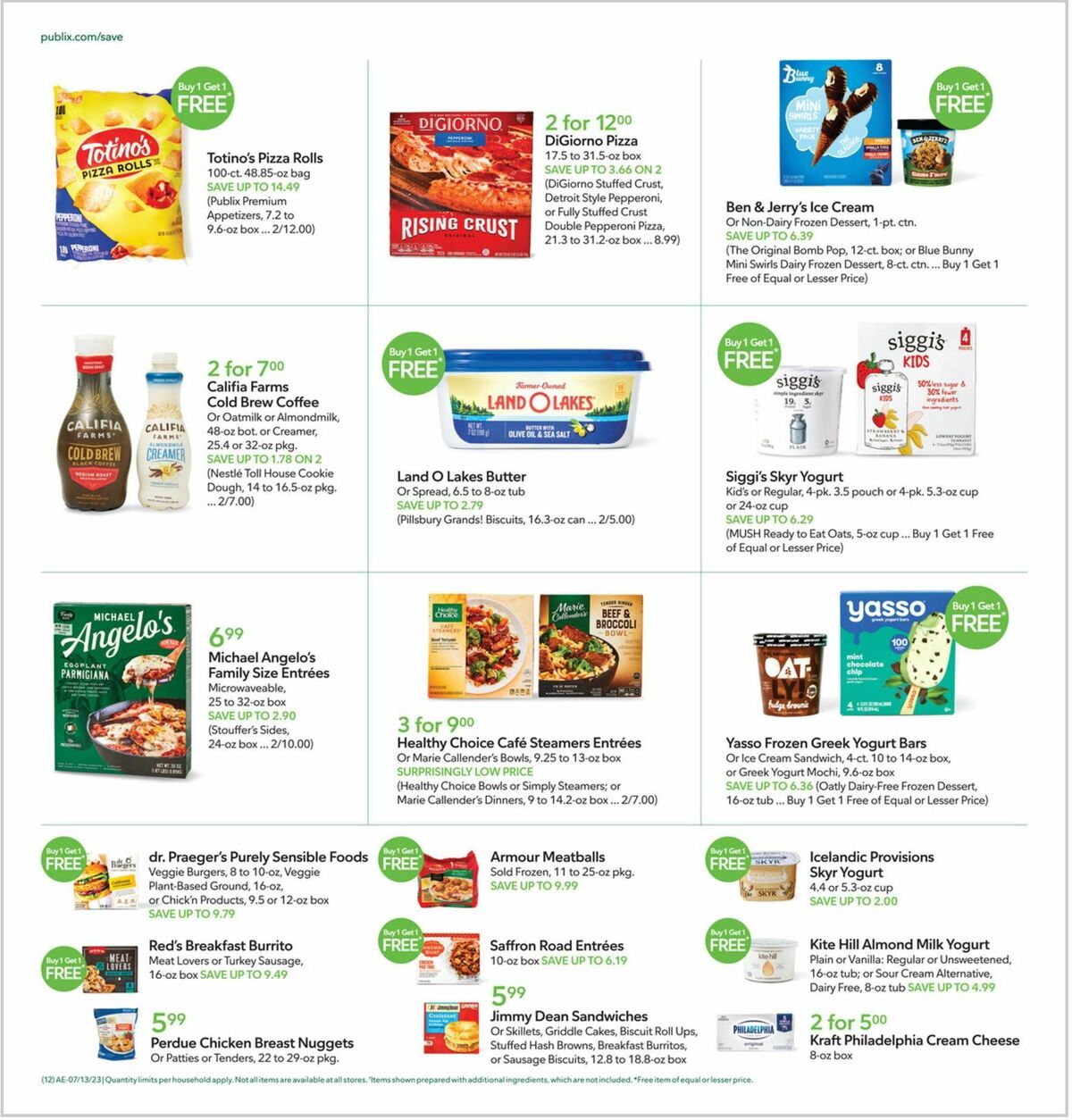 Publix Weekly Ad from July 12 - Page 12