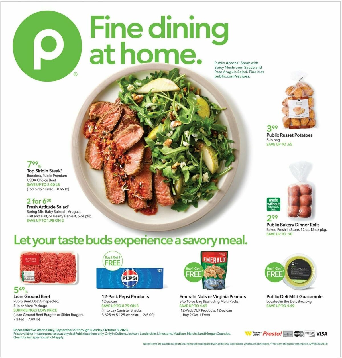 Publix Weekly Ad from September 27