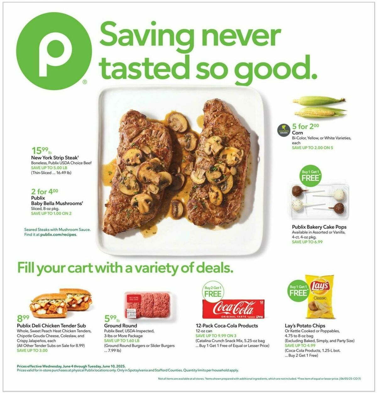 Publix Weekly Ad from June 4