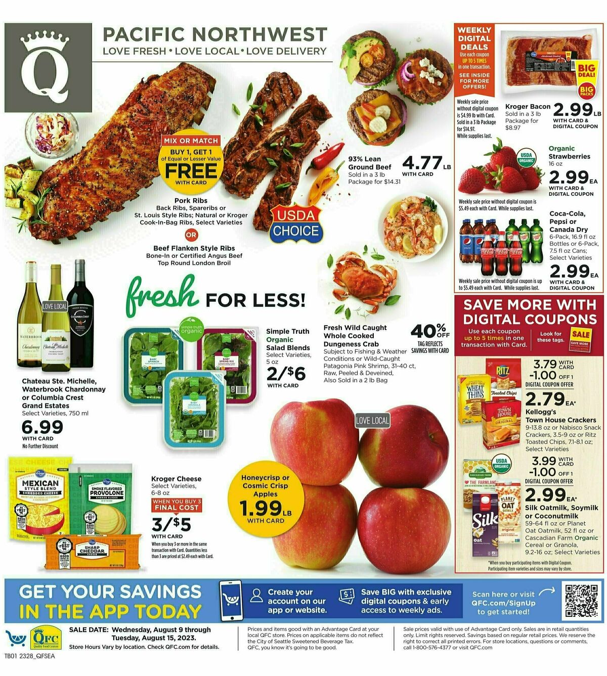QFC Weekly Deals from August 9