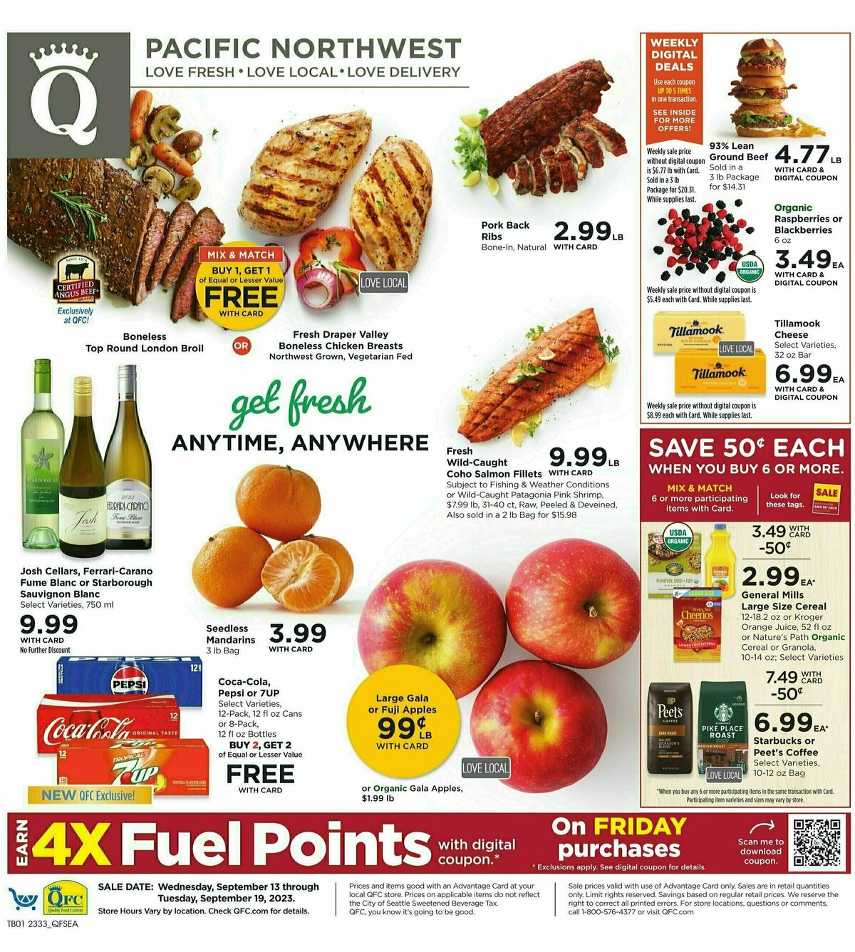 QFC Weekly Deals from September 13