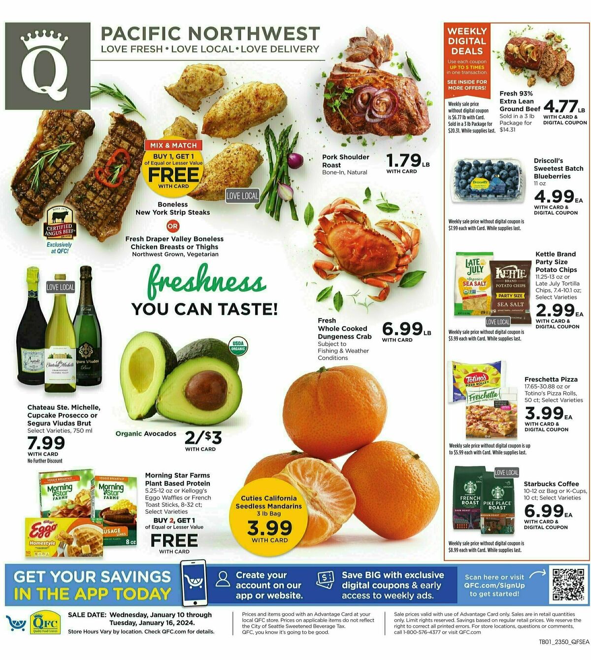 QFC Weekly Deals from January 10