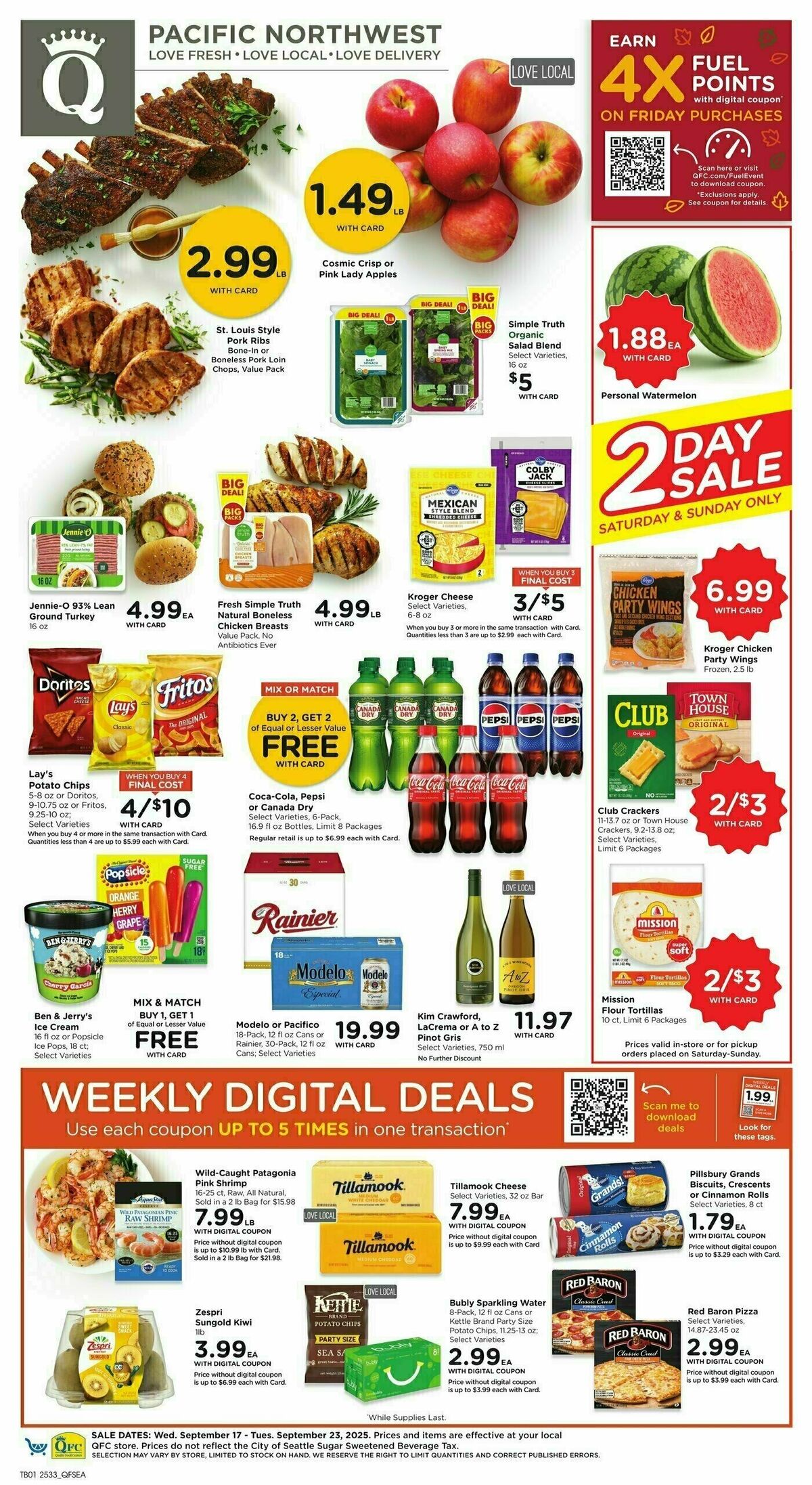 QFC Weekly Deals from September 17