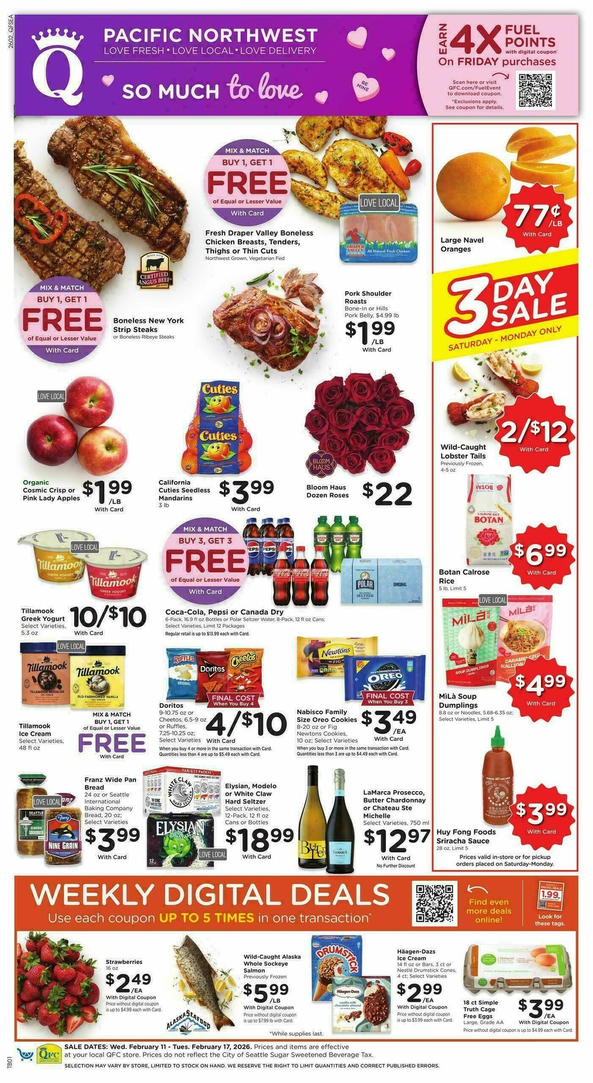 QFC Weekly Deals from February 11