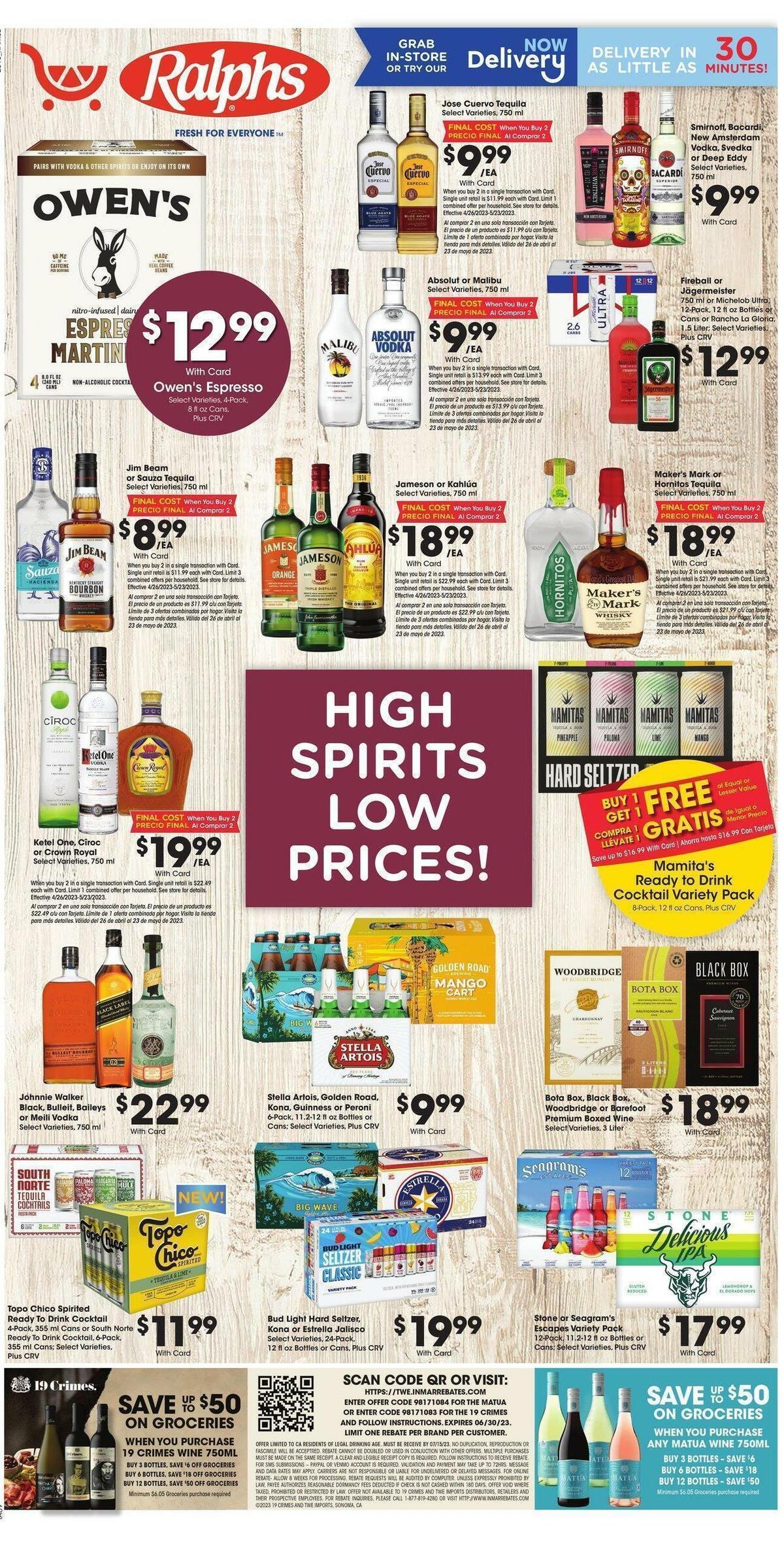 Ralphs Weekly Ads & Deals from April 26