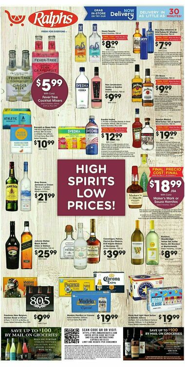 Ralphs - South Sunrise Way Ste A, Palm Springs, CA - Hours & Weekly Ad