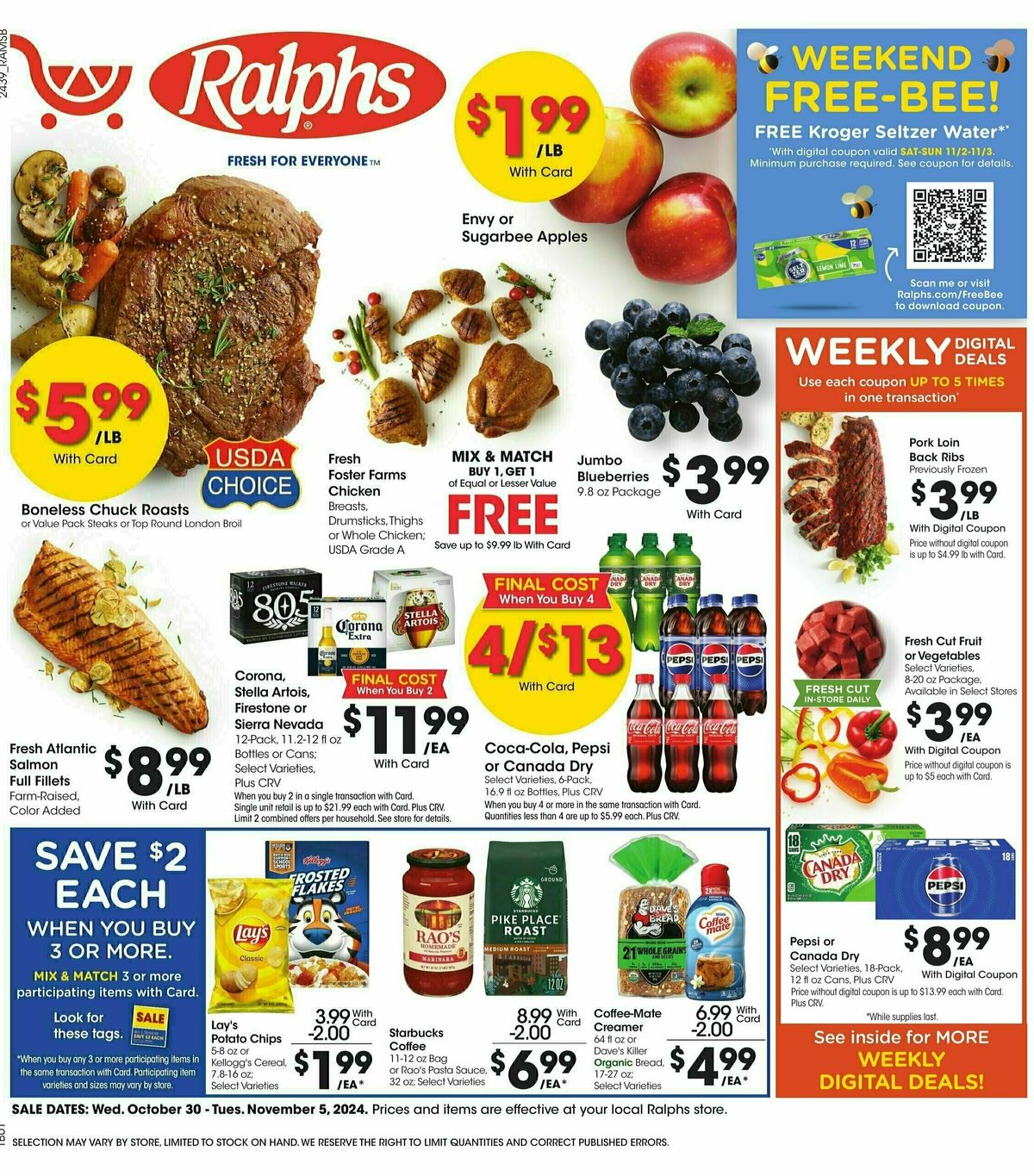 Ralphs Weekly Ads & Deals from October 30