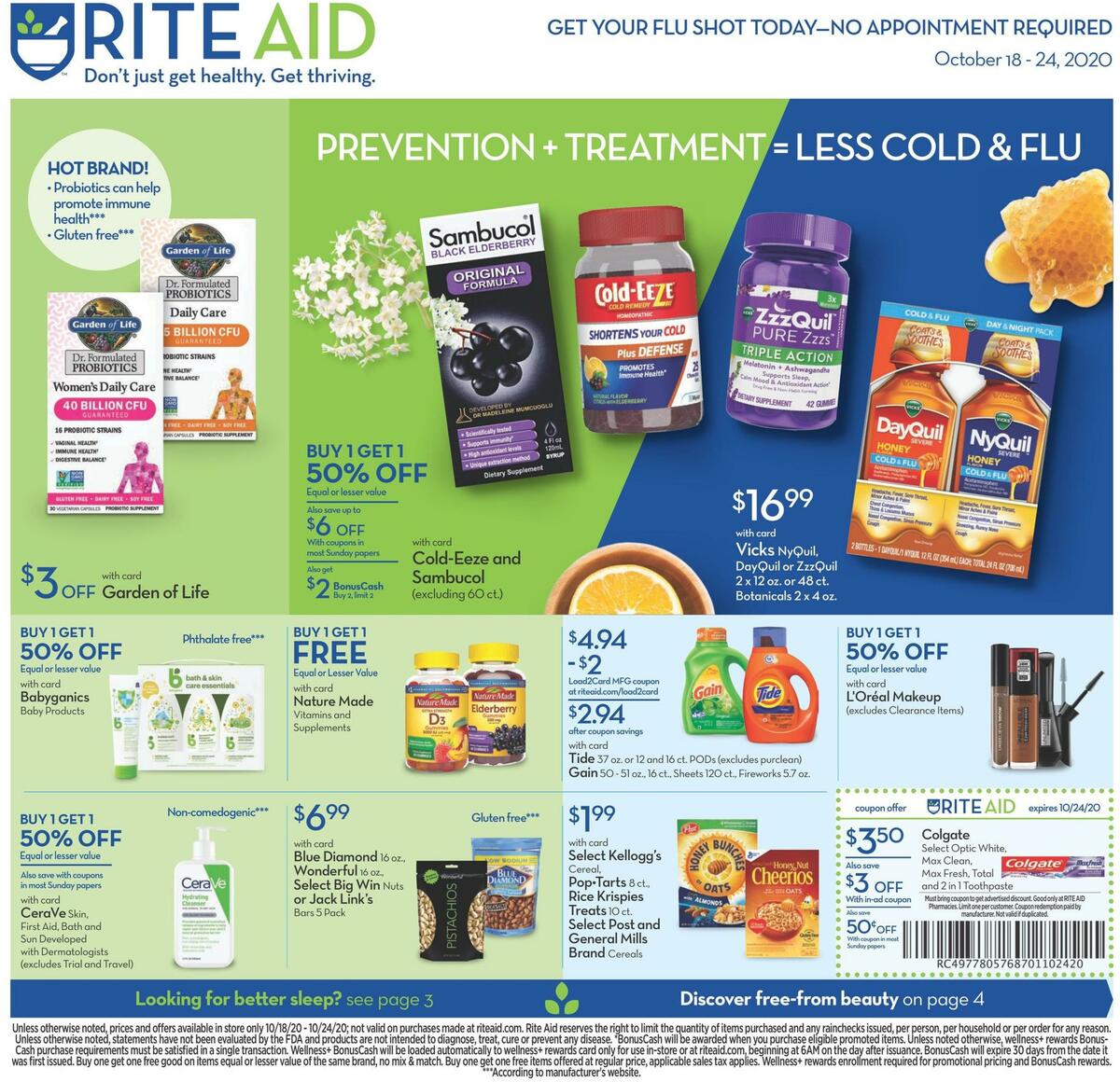 Rite Aid Weekly Ads from October 18