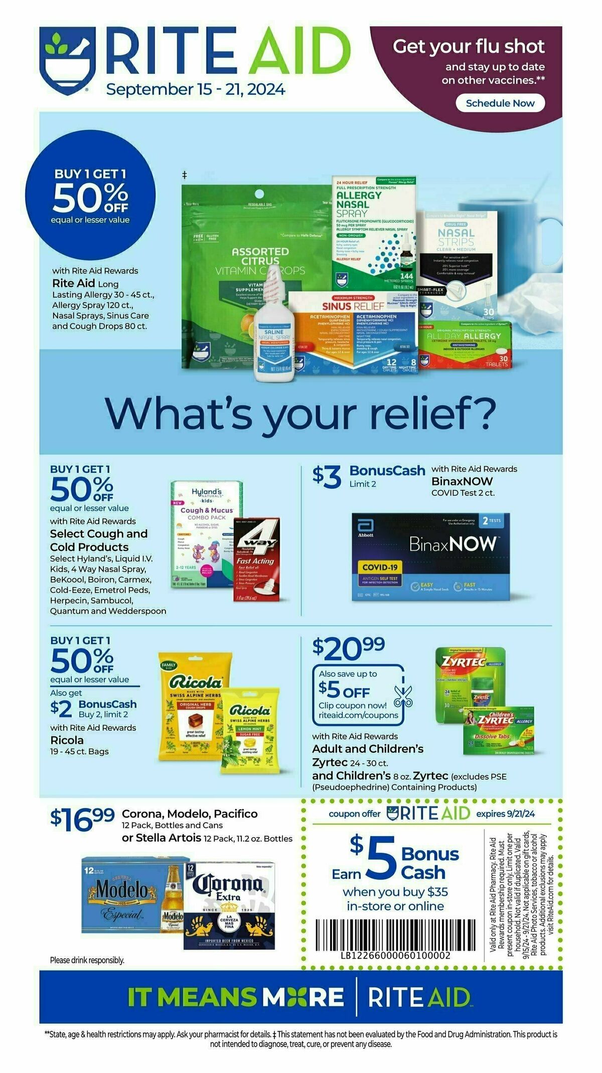 Rite Aid Weekly Ads from September 15