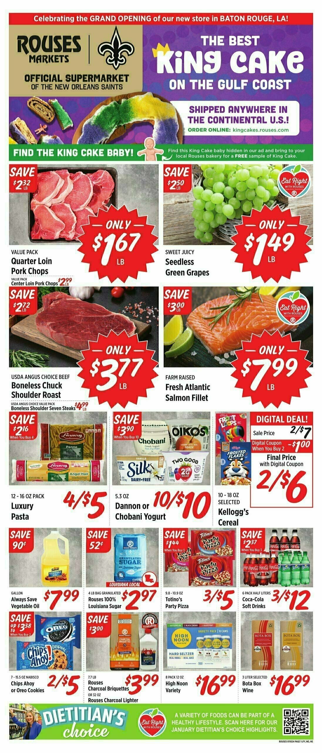 Rouses Markets Weekly Circular from January 11