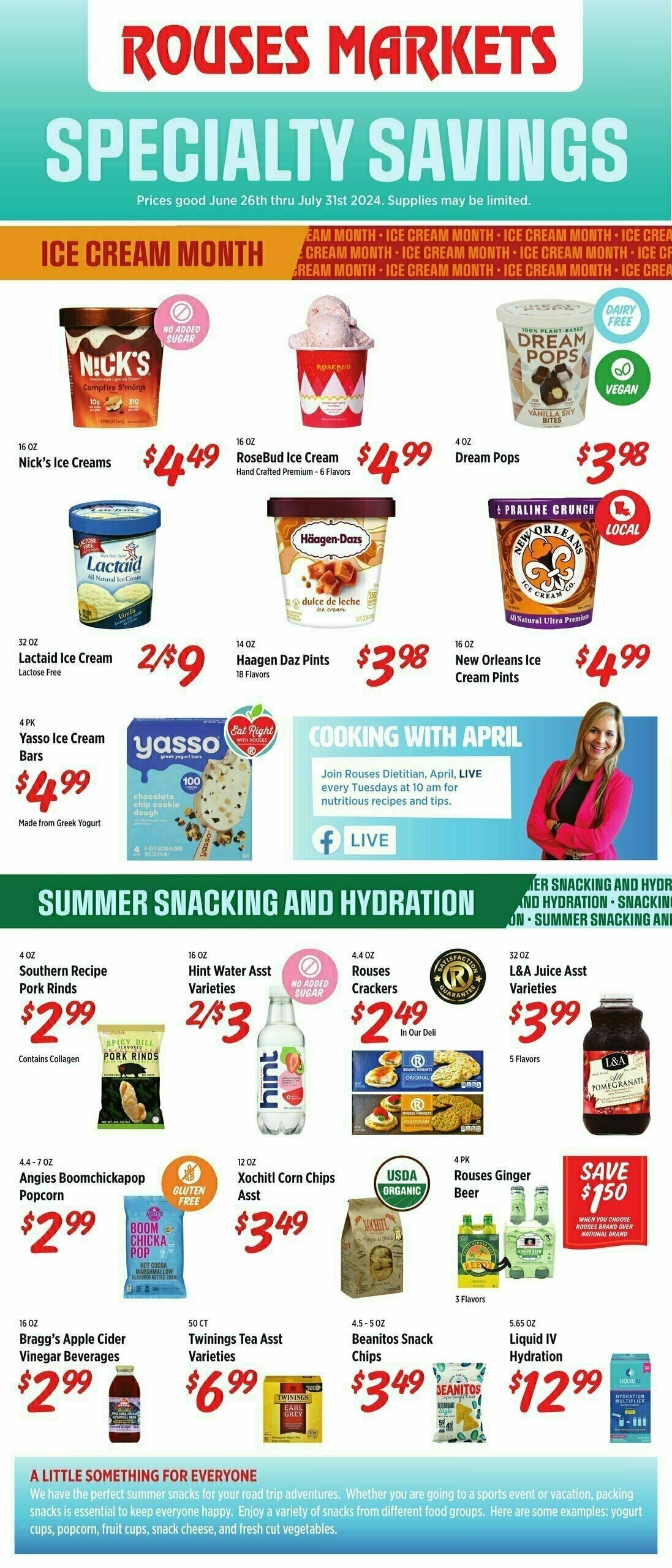 Rouses Markets Weekly Circular from June 27