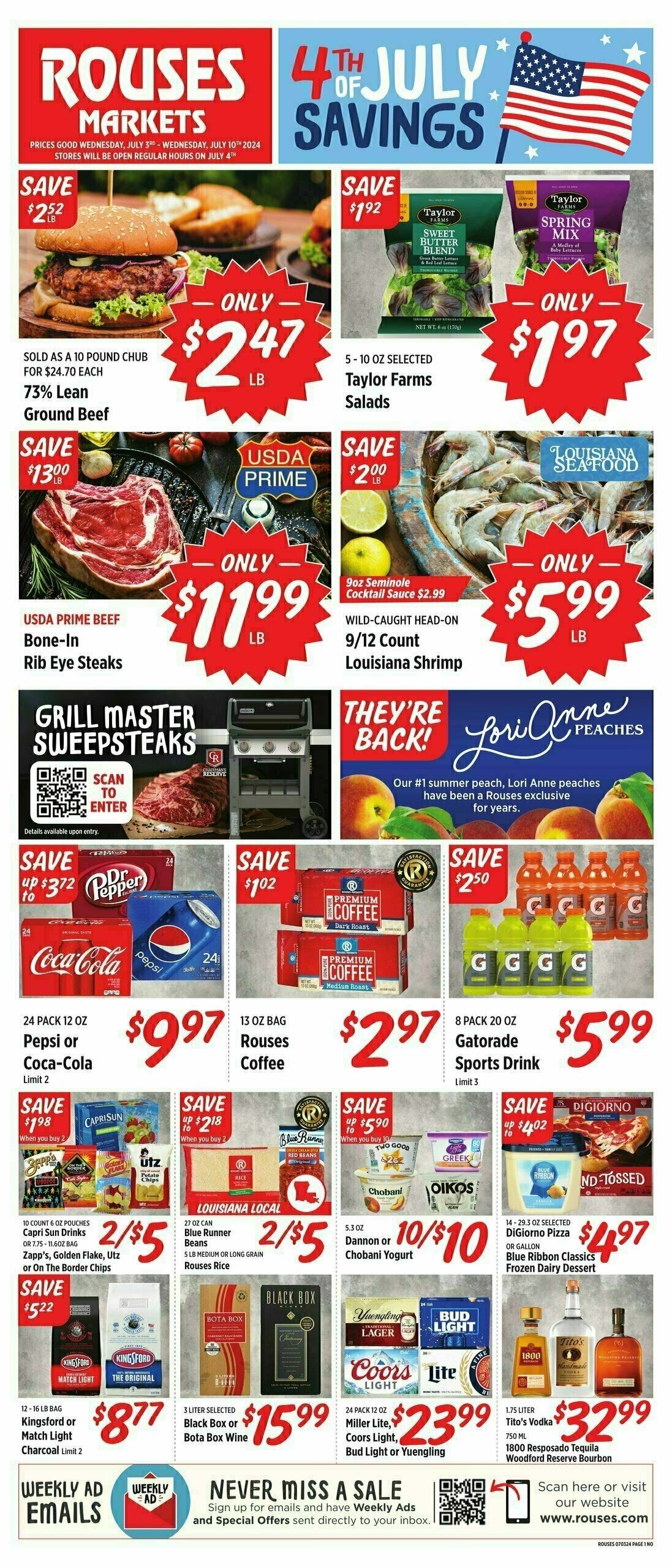 Rouses Markets Weekly Circular from July 3
