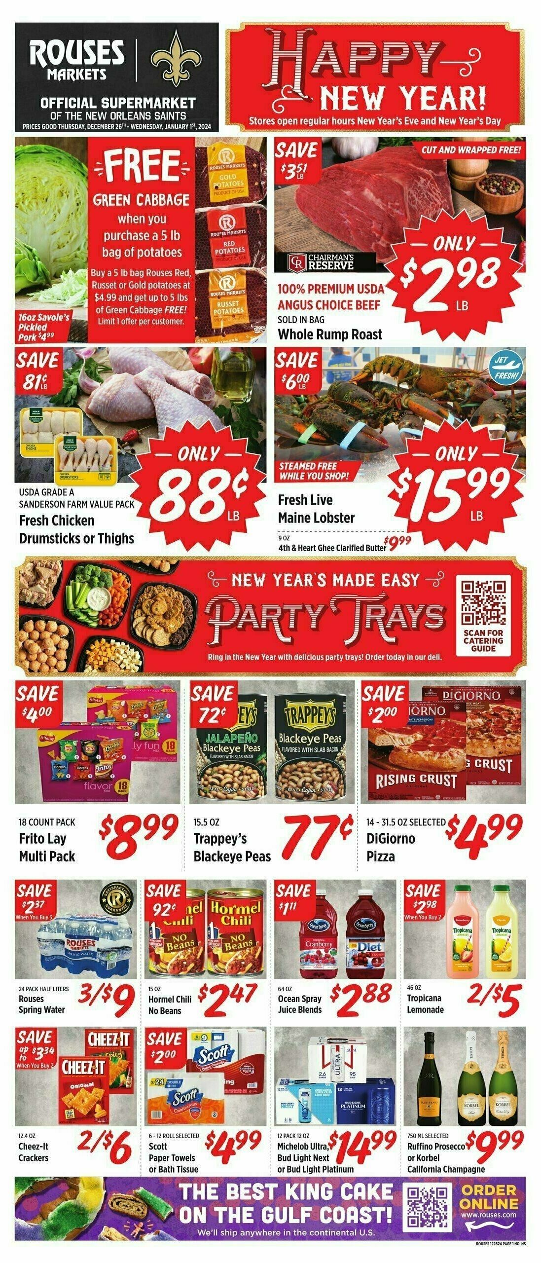 Rouses Markets Weekly Circular from December 26