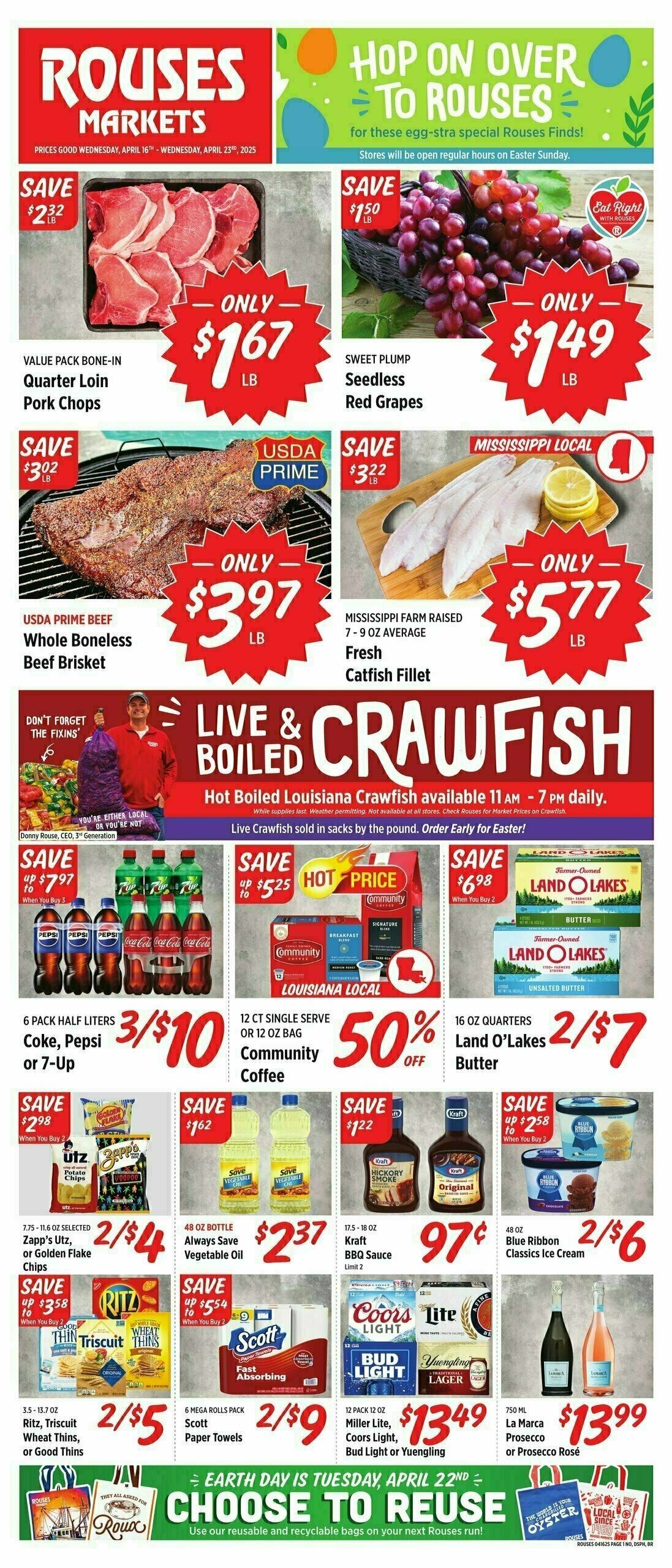 Rouses Markets Weekly Circular from April 16