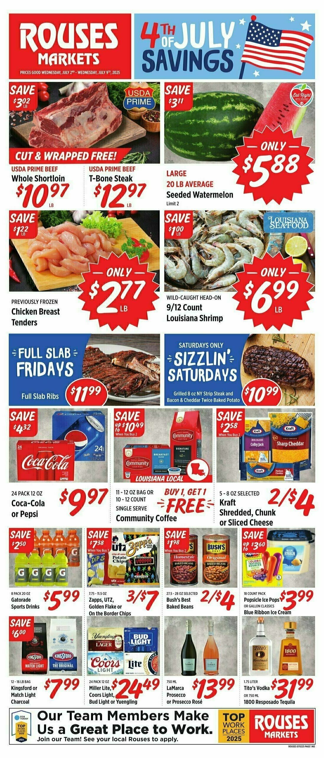 Rouses Markets Weekly Circular from July 2