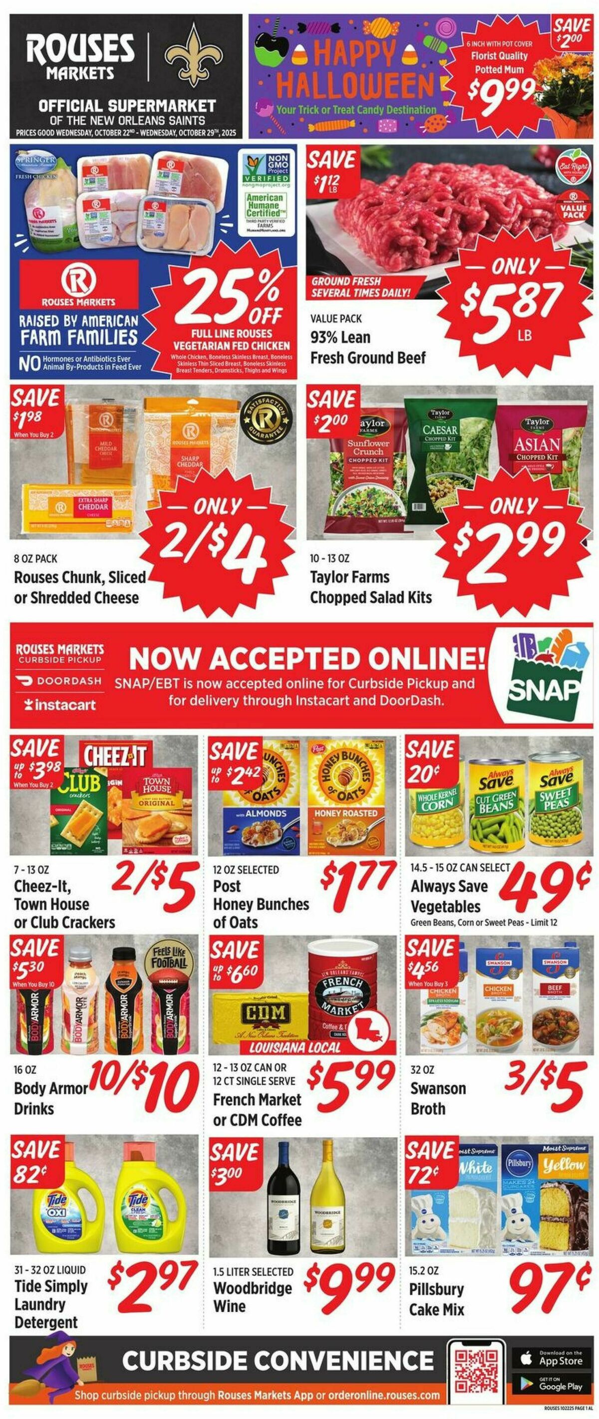 Rouses Markets Weekly Circular from October 22