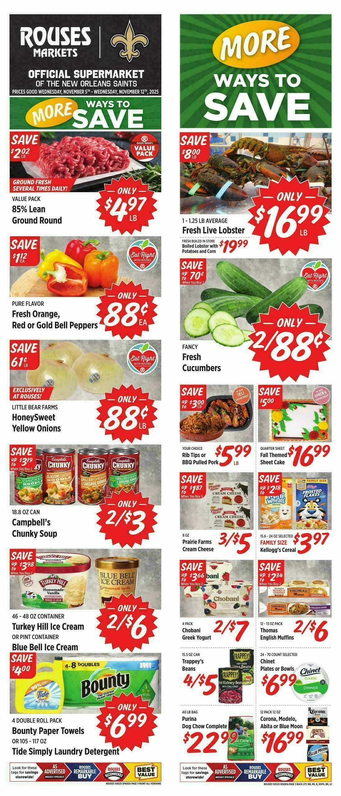 Rouses Markets Weekly Circular from November 5
