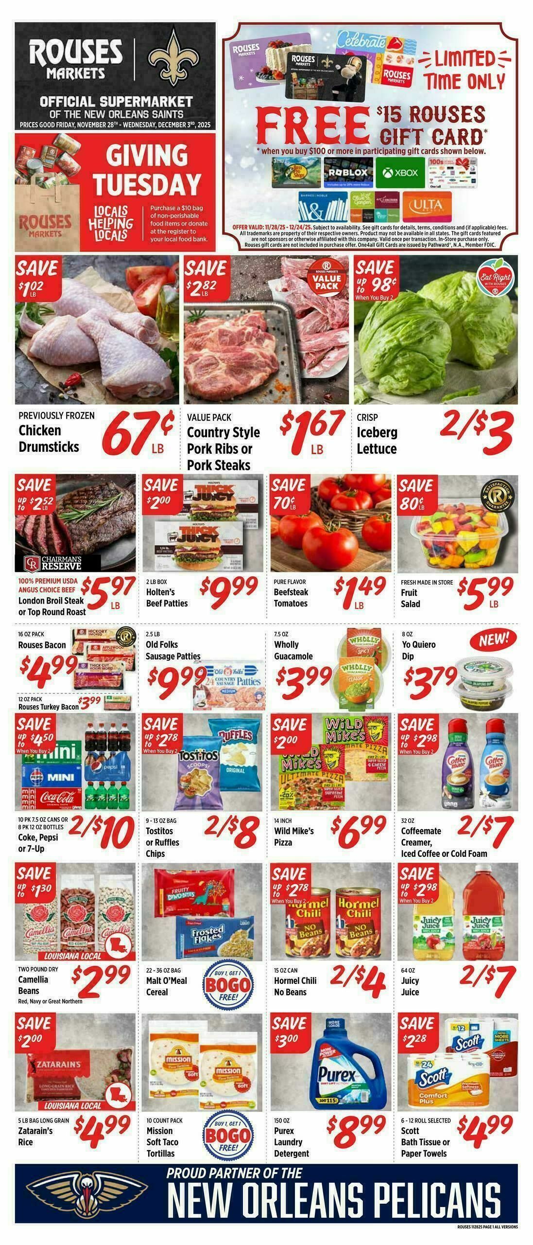 Rouses Markets Weekly Circular from November 28