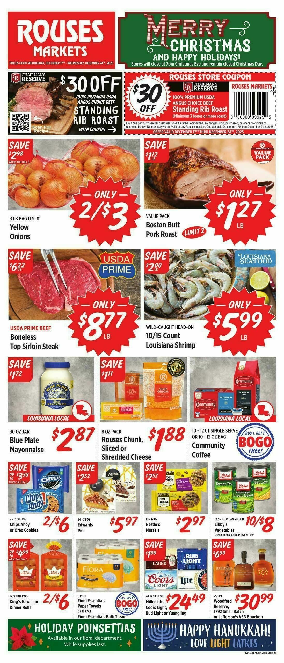 Rouses Markets Weekly Circular from December 17