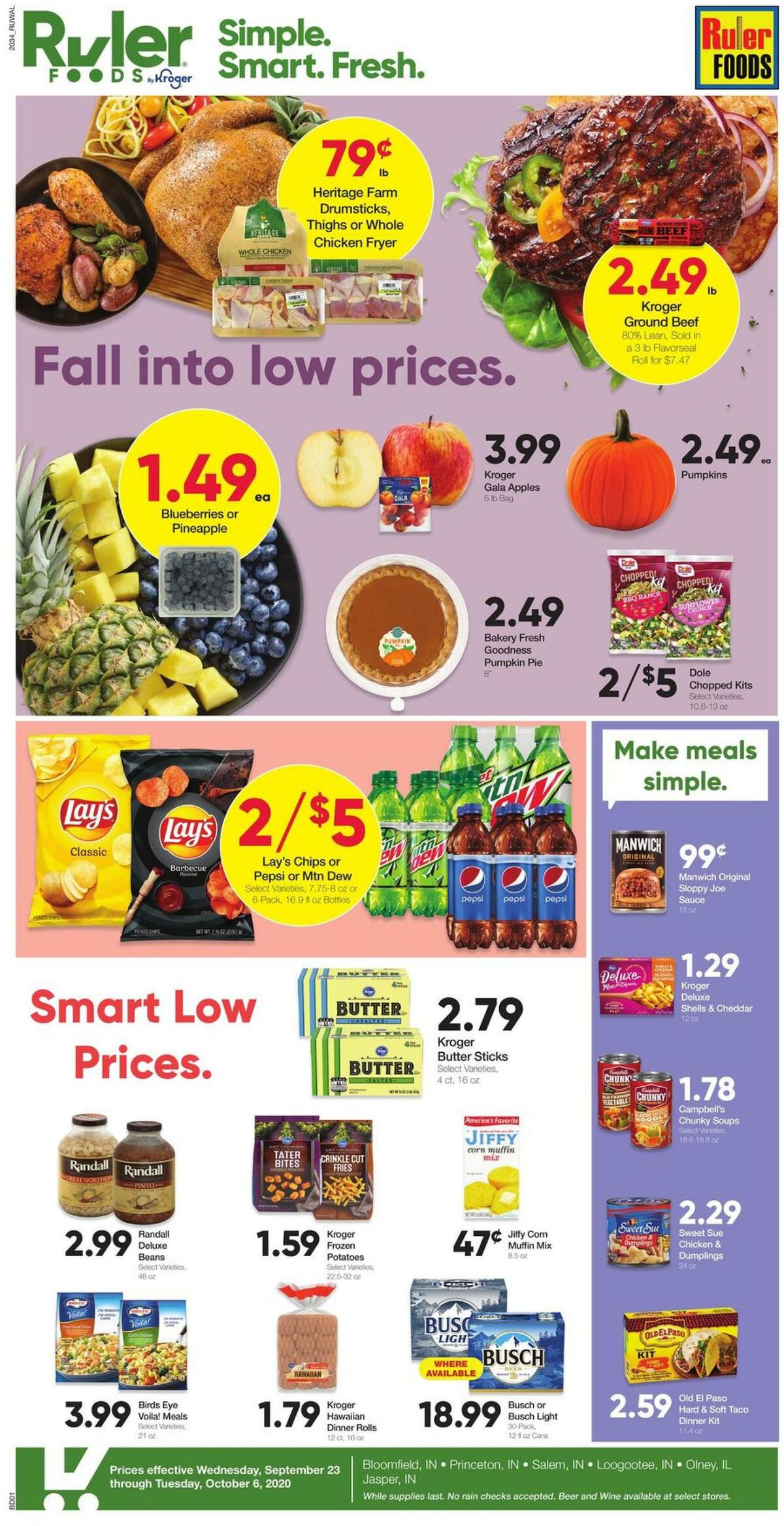 Ruler Foods Best Offers & Special Buys from September 23