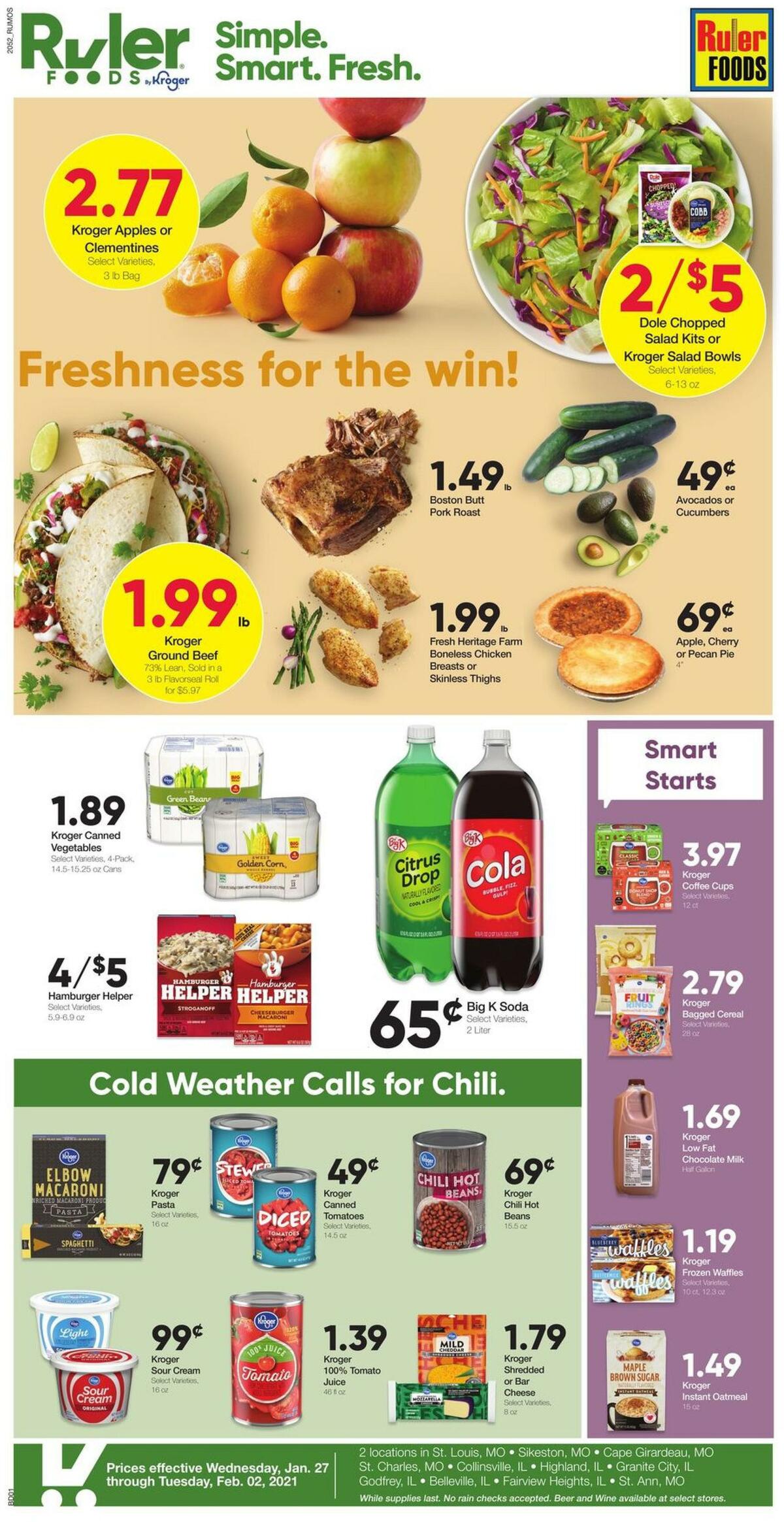 Ruler Foods Best Offers & Special Buys from January 27