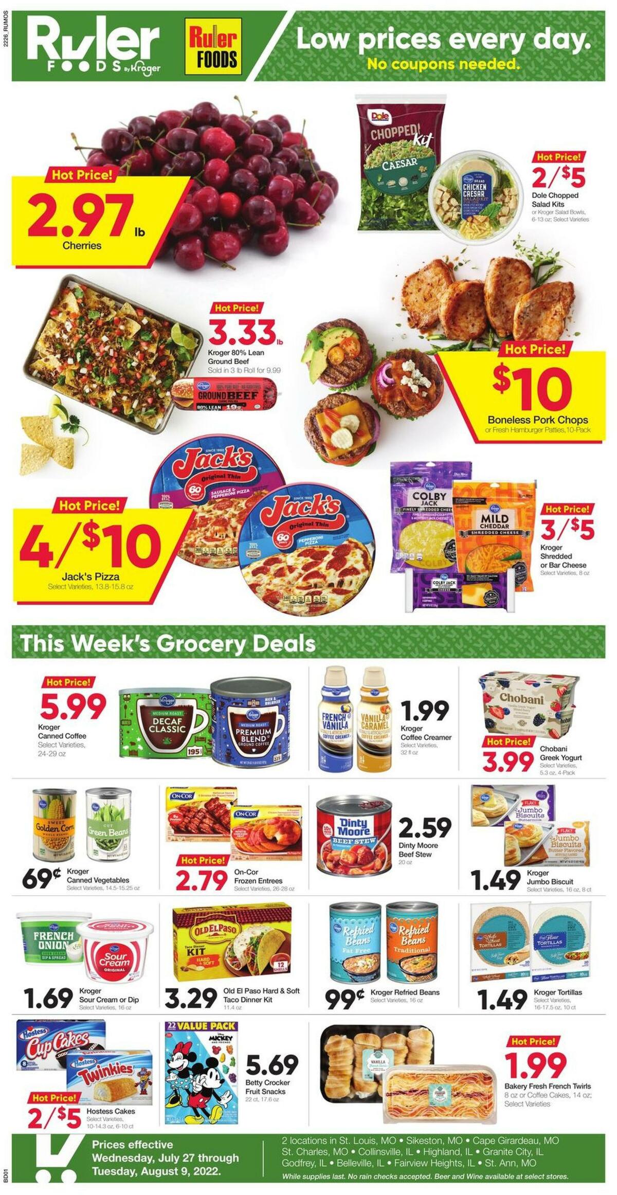 Ruler Foods Best Offers & Special Buys from July 27