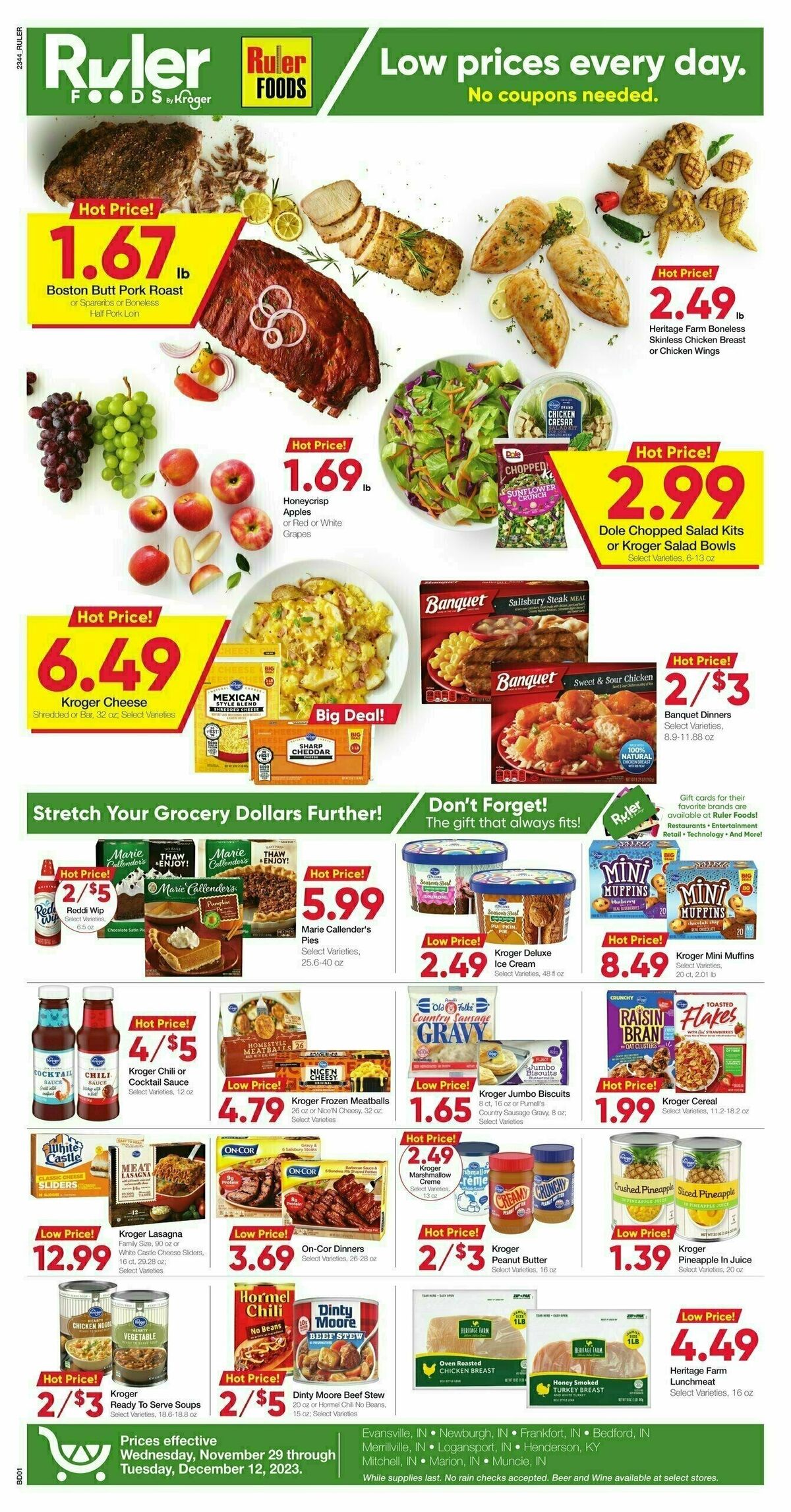 Ruler Foods Best Offers & Special Buys from November 29
