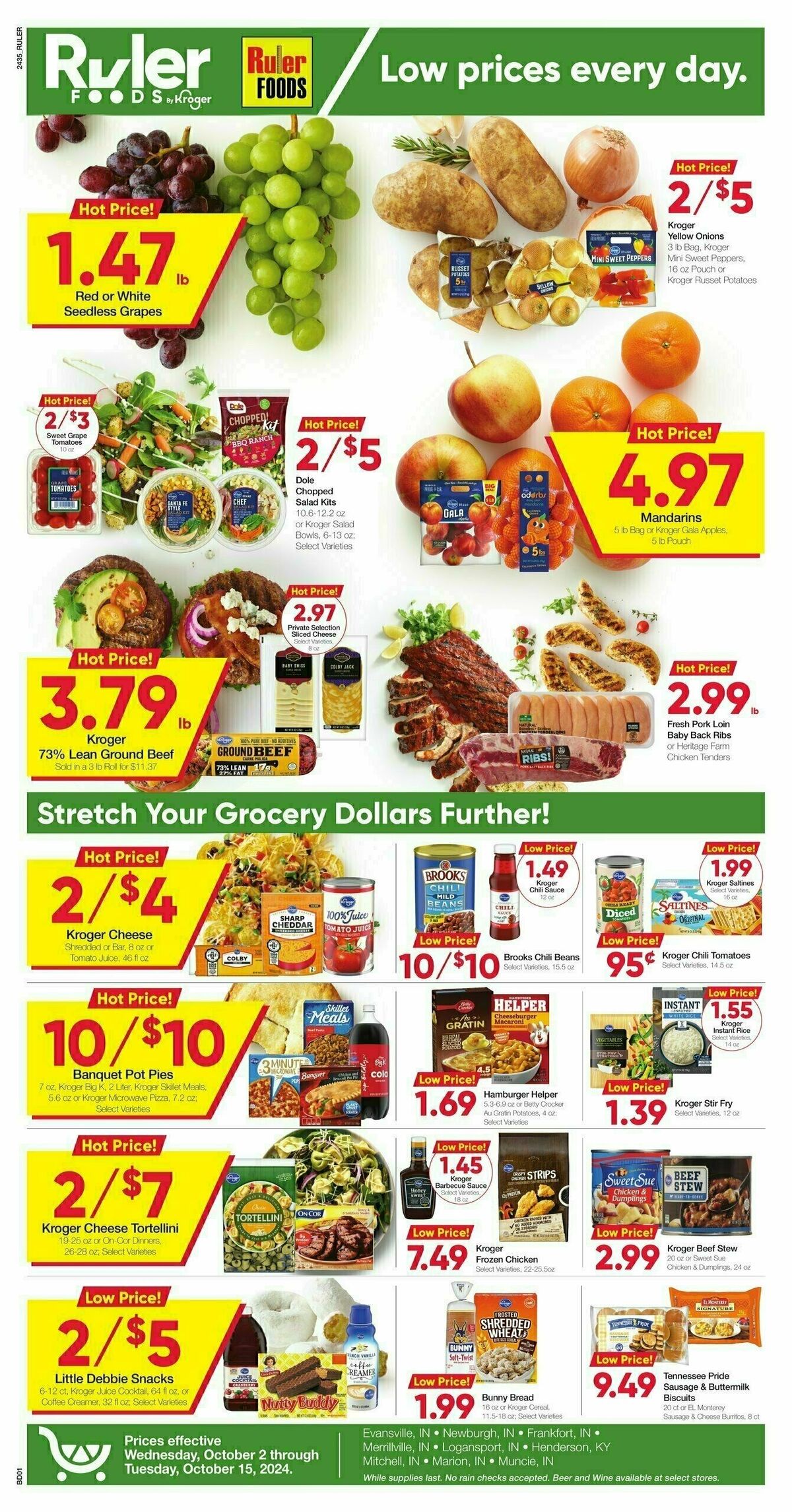 Ruler Foods Best Offers & Special Buys from October 2