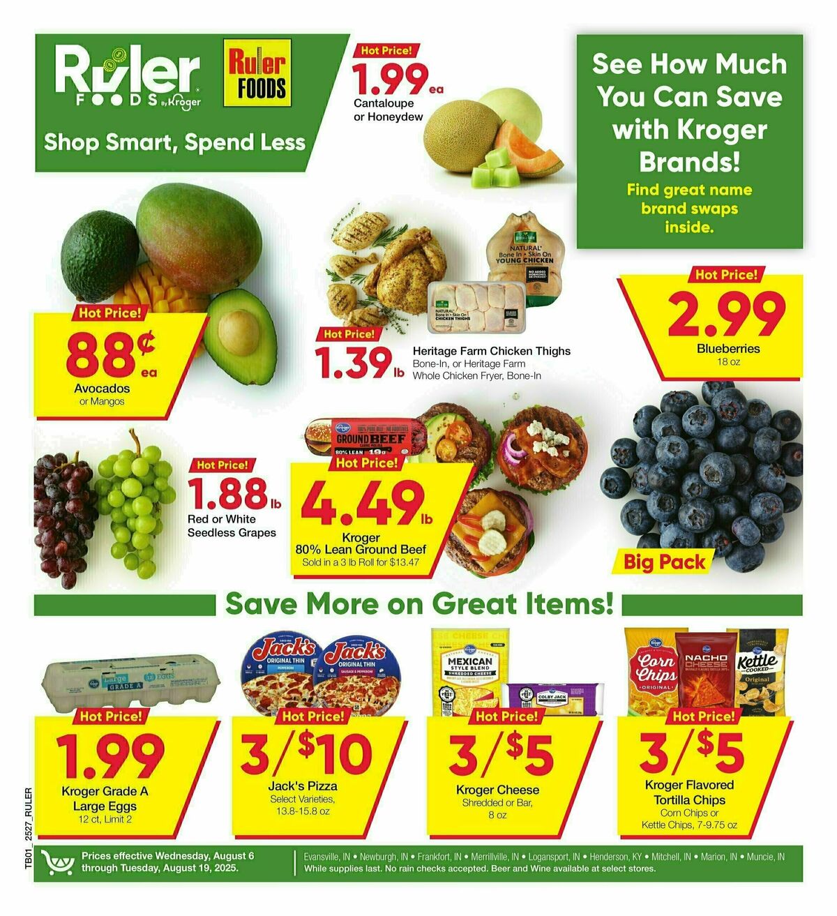 Ruler Foods Best Offers & Special Buys from August 6