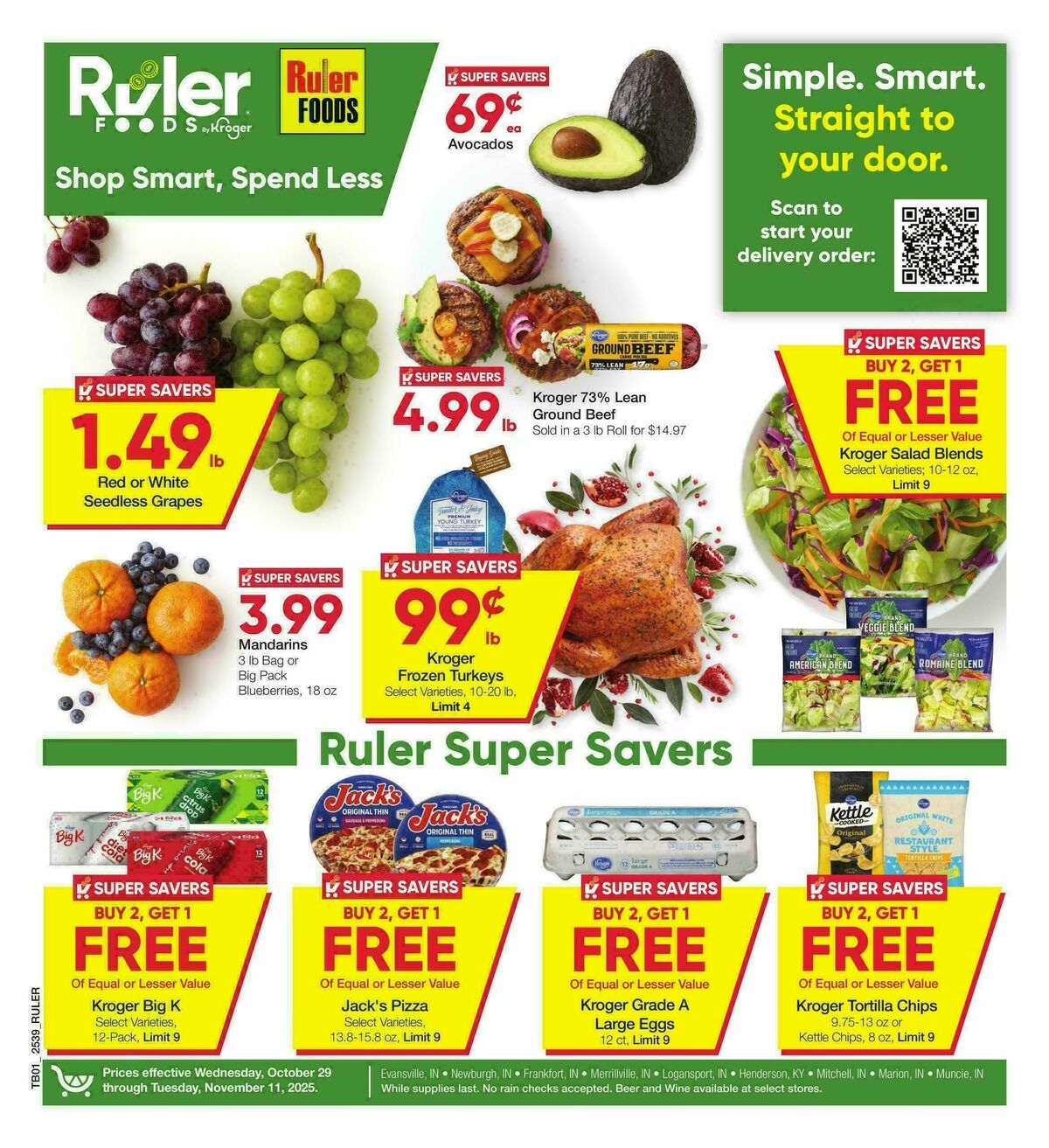 Ruler Foods Best Offers & Special Buys from October 29