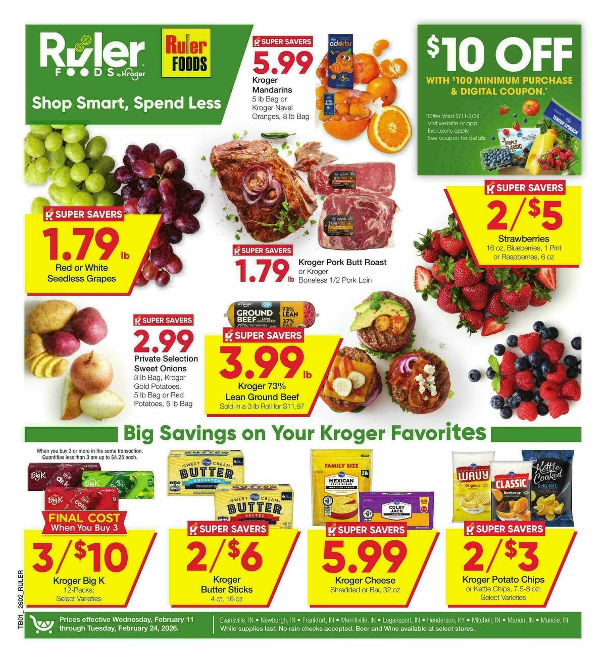 Ruler Foods Best Offers & Special Buys from February 11