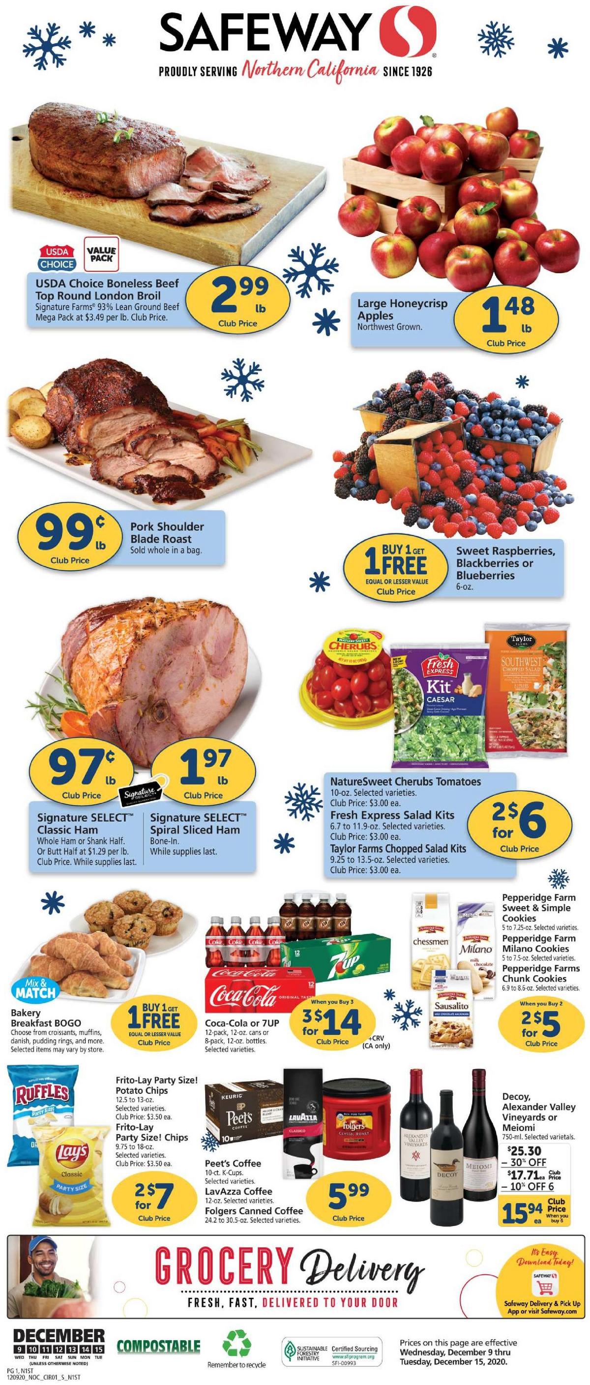 Safeway Weekly Ads & Special Buys from December 9