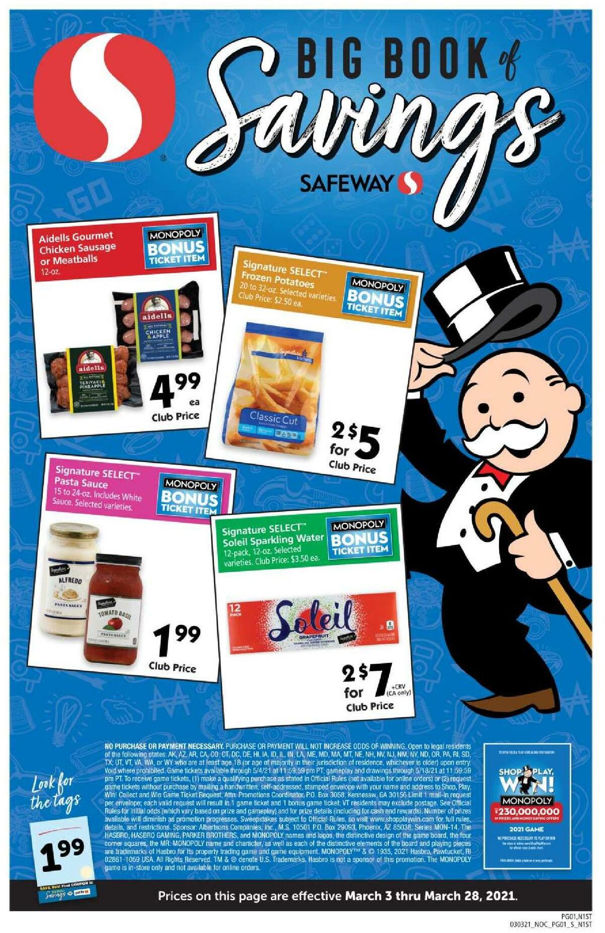 Safeway Big Book of Savings Weekly Ads & Special Buys from March 3