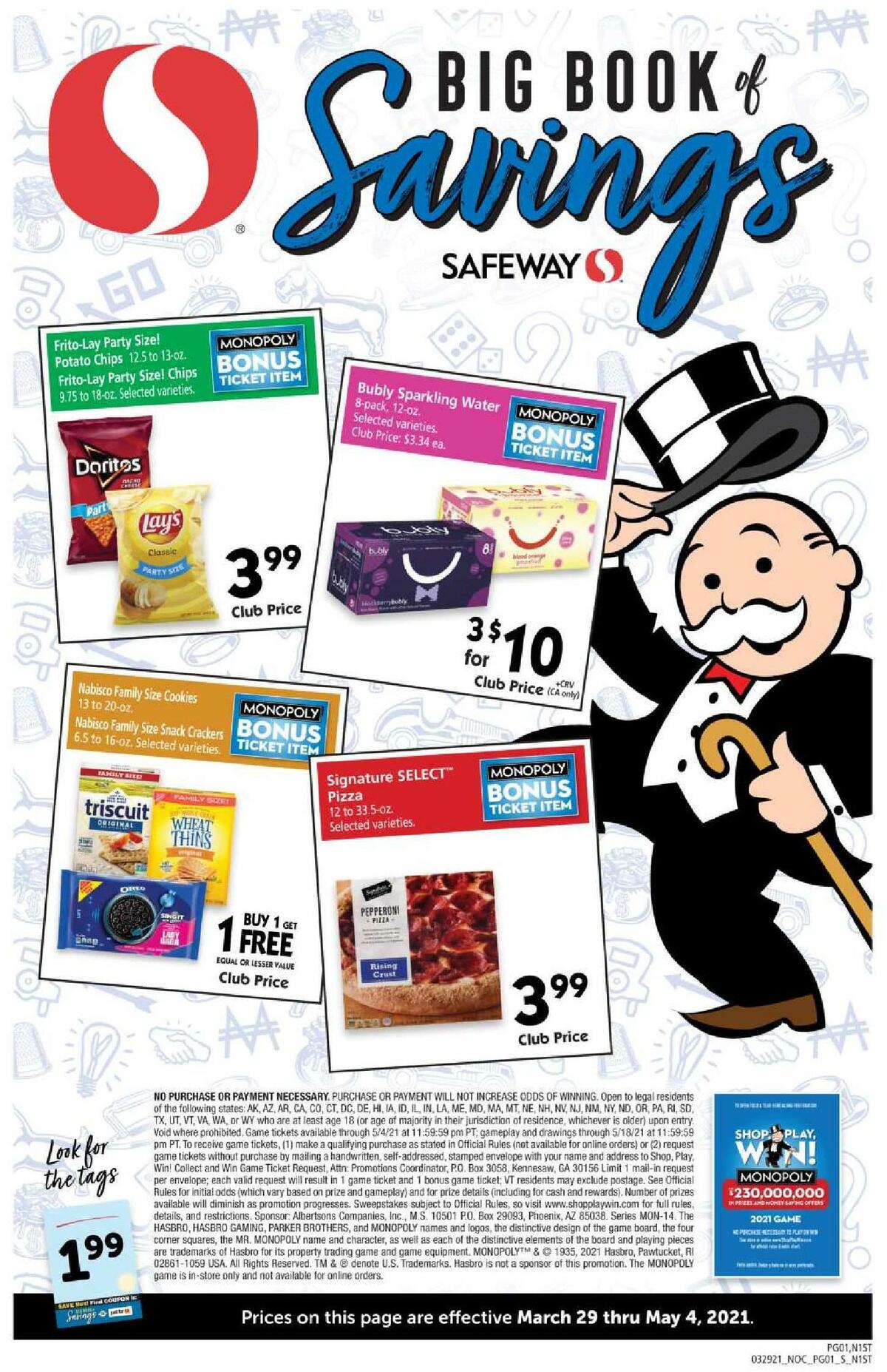 Safeway Big Book of Savings Weekly Ads & Special Buys from March 29